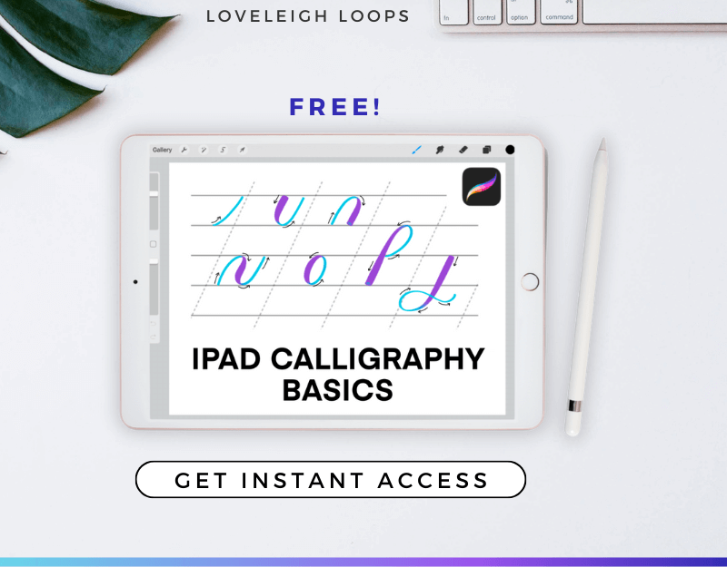 20+ Free Practice Sheets For Calligraphy (PLUS Tutorials) — Loveleigh Loops
