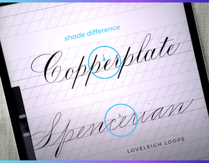 Beginner's Guide To The Spencerian Script [Tutorial] — Loveleigh Loops