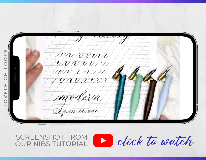 How To Choose The Best Calligraphy Nibs [Guide] — Loveleigh Loops