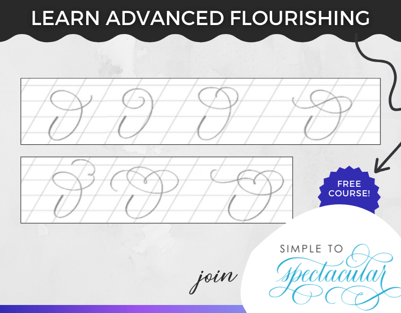 Calligraphy Flourishes Guide [+ Free Practice Sheets] — Loveleigh Loops