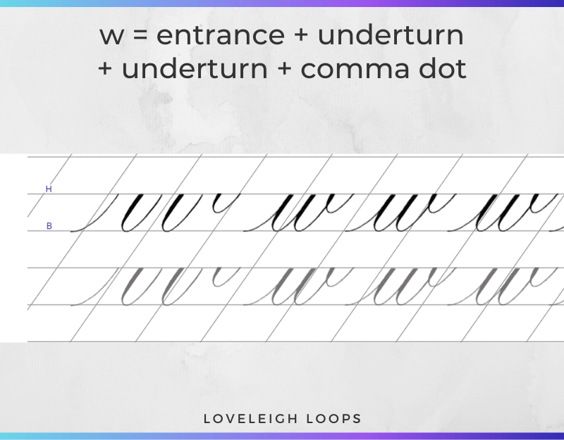 Copperplate Alphabet Letter By Letter [+ Free Worksheet] — Loveleigh Loops