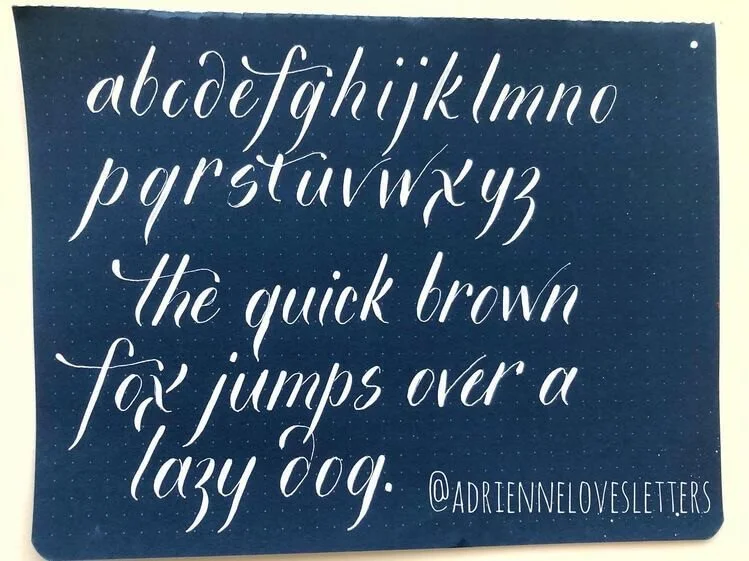 Cute Writing Styles Alphabet