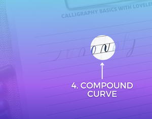 8 Basic Calligraphy Strokes (Free Worksheet!) — Loveleigh Loops