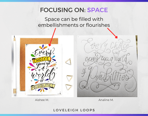 The Secrets To Calligraphy Composition & Layout — Loveleigh Loops