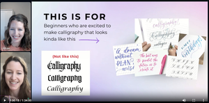 Free Calligraphy Workshop — Loveleigh Loops