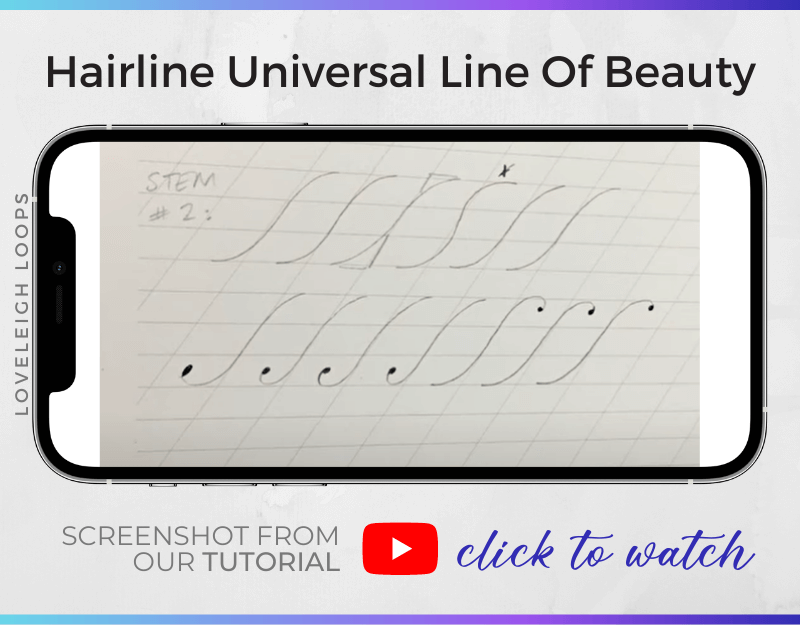 Beginner's Guide To The Copperplate Uppercase Alphabet — Loveleigh Loops