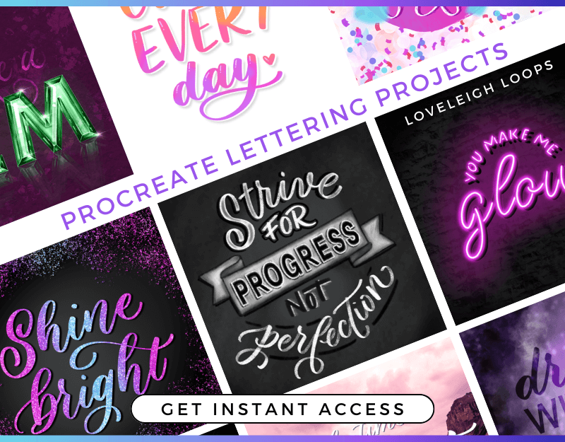 Procreate Calligraphy Ultimate Beginner Guide — Loveleigh Loops