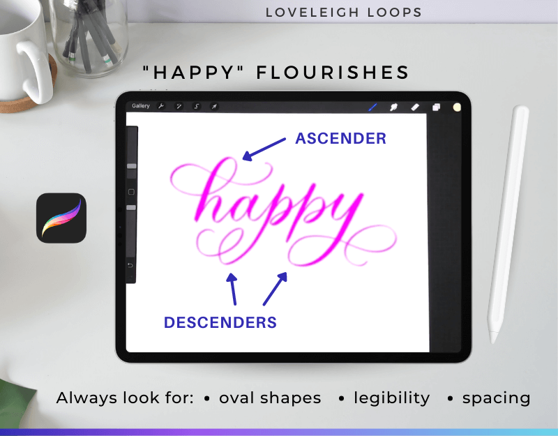iPad Flourishing Video Tutorial + Comprehensive Guide — Loveleigh Loops