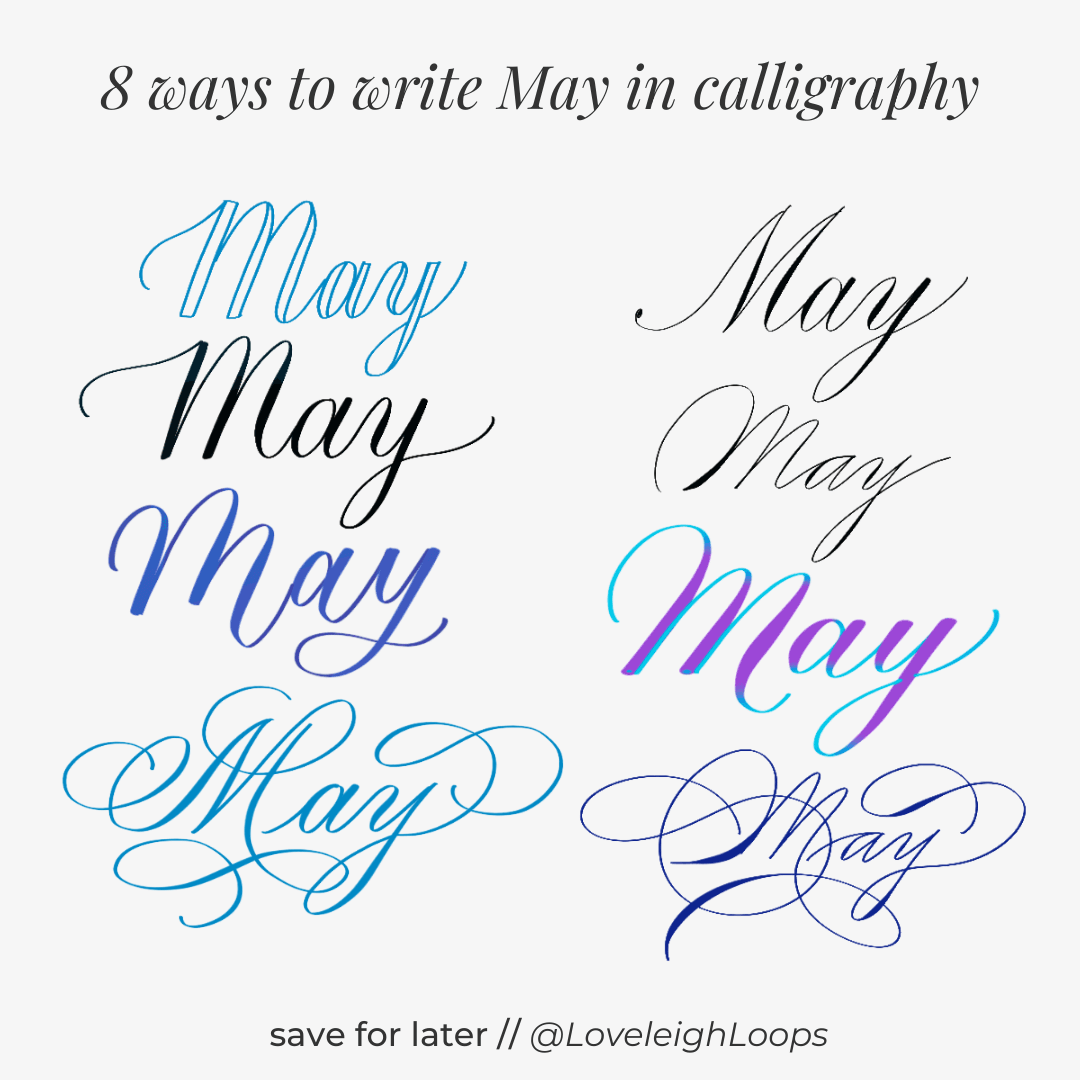 7 Calligraphy Practice Prompts To Try Today — Loveleigh Loops