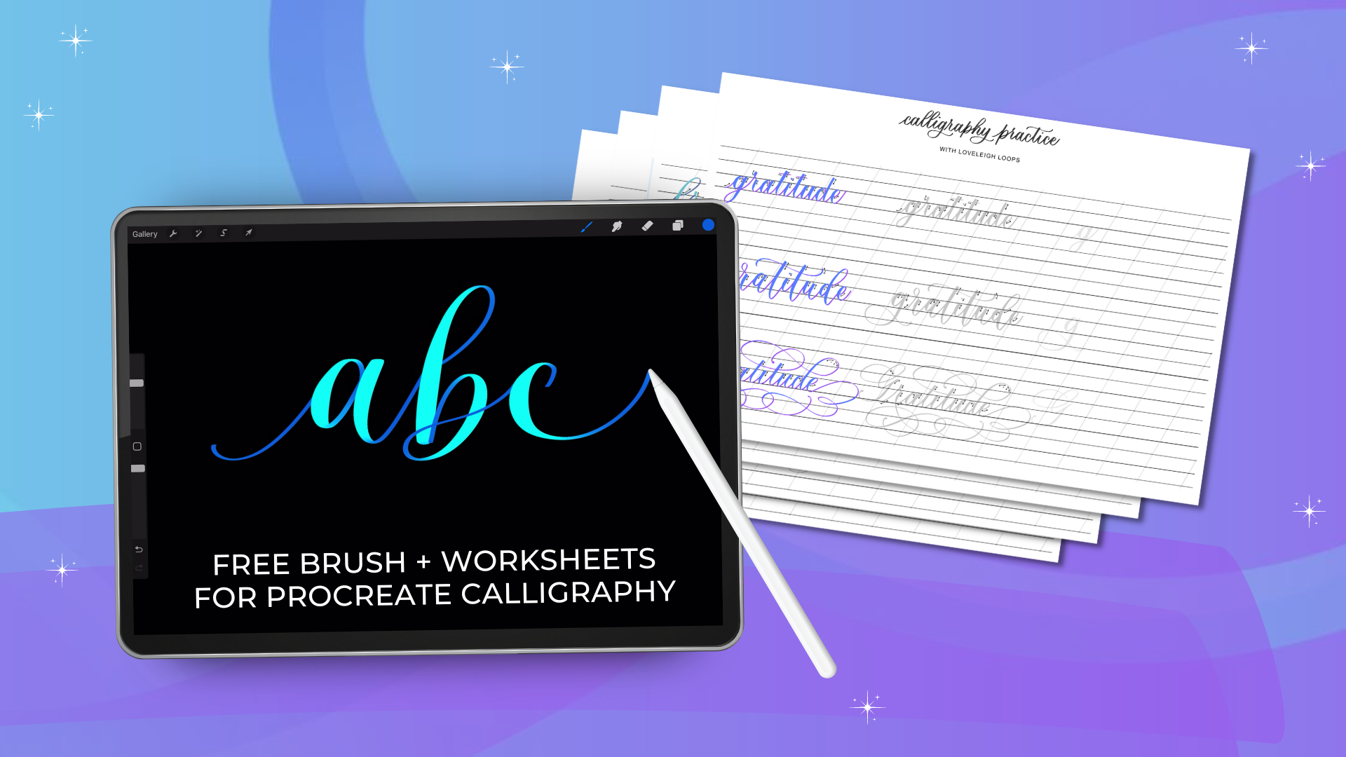 Free Procreate Brush — Loveleigh Loops