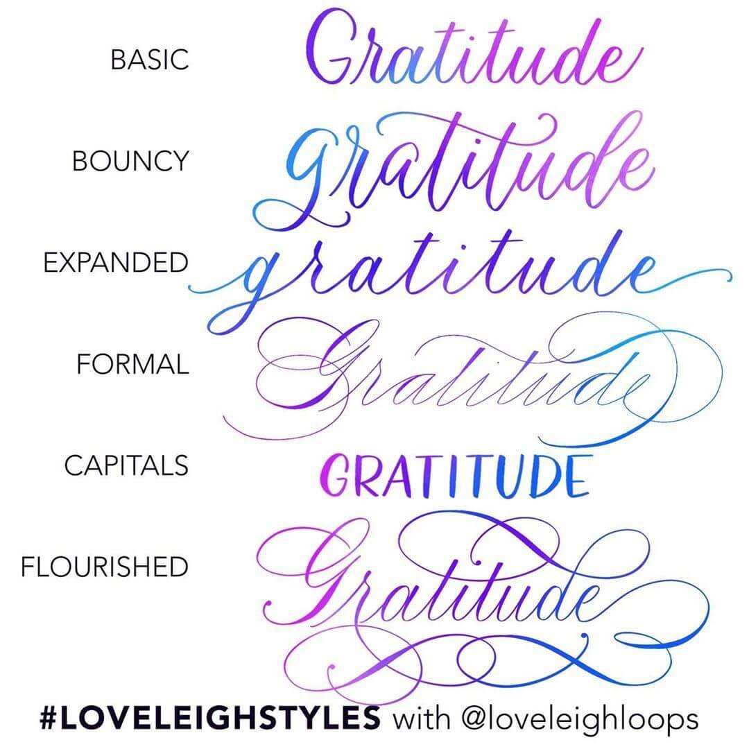 How To Write Thank You In Calligraphy (Free Traceable Guide ...