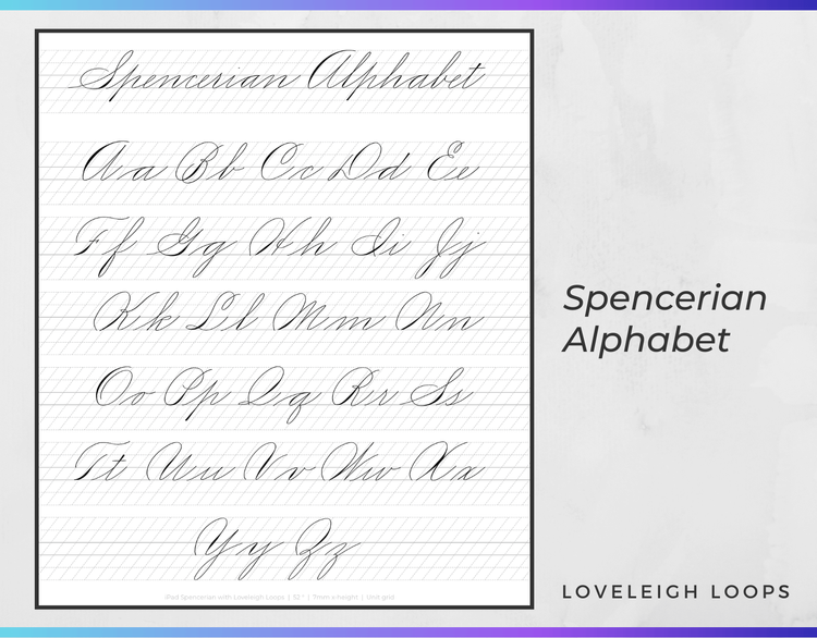 Beginner's Guide To The Spencerian Script [Tutorial] — Loveleigh Loops