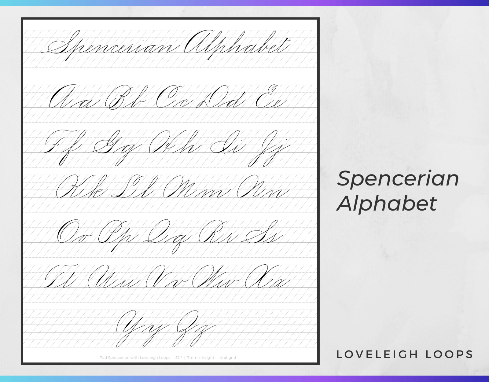 Beginner s Guide To The Spencerian Script Tutorial Loveleigh Loops Beginner s Guide To The Spencerian Script Tutorial Loveleigh Loops