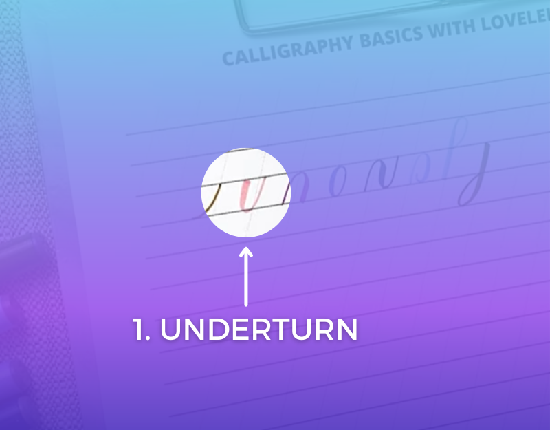 8 Basic Calligraphy Strokes (Free Worksheet!) — Loveleigh Loops