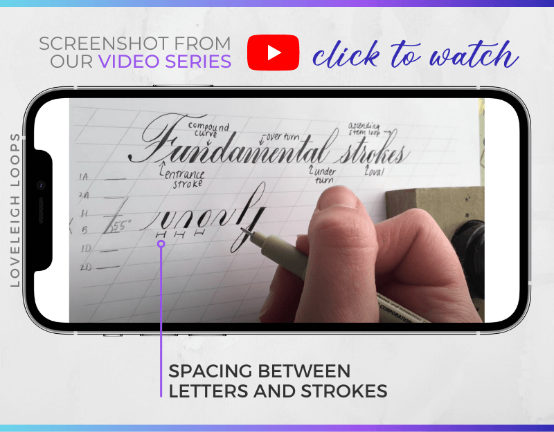 Copperplate Alphabet Letter By Letter [+ Free Worksheet] — Loveleigh Loops