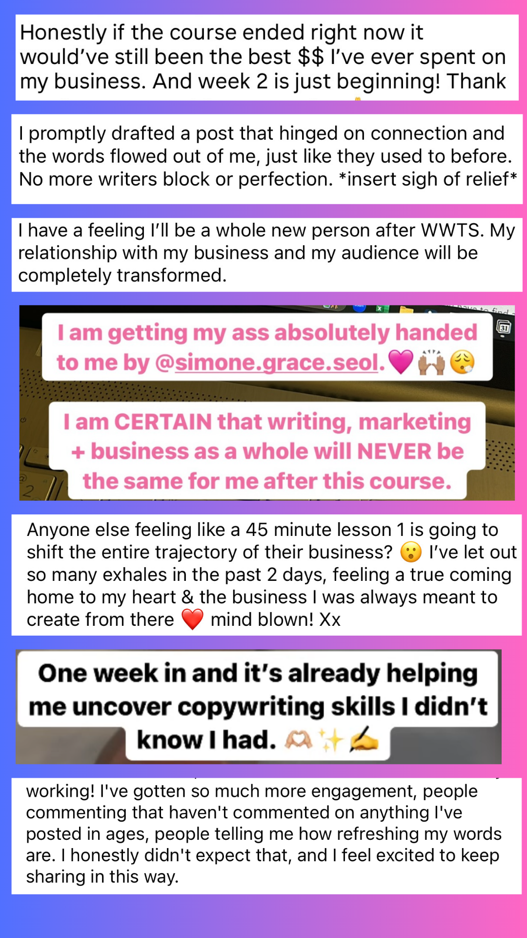 Writing with the Sword — Simone Grace Seol