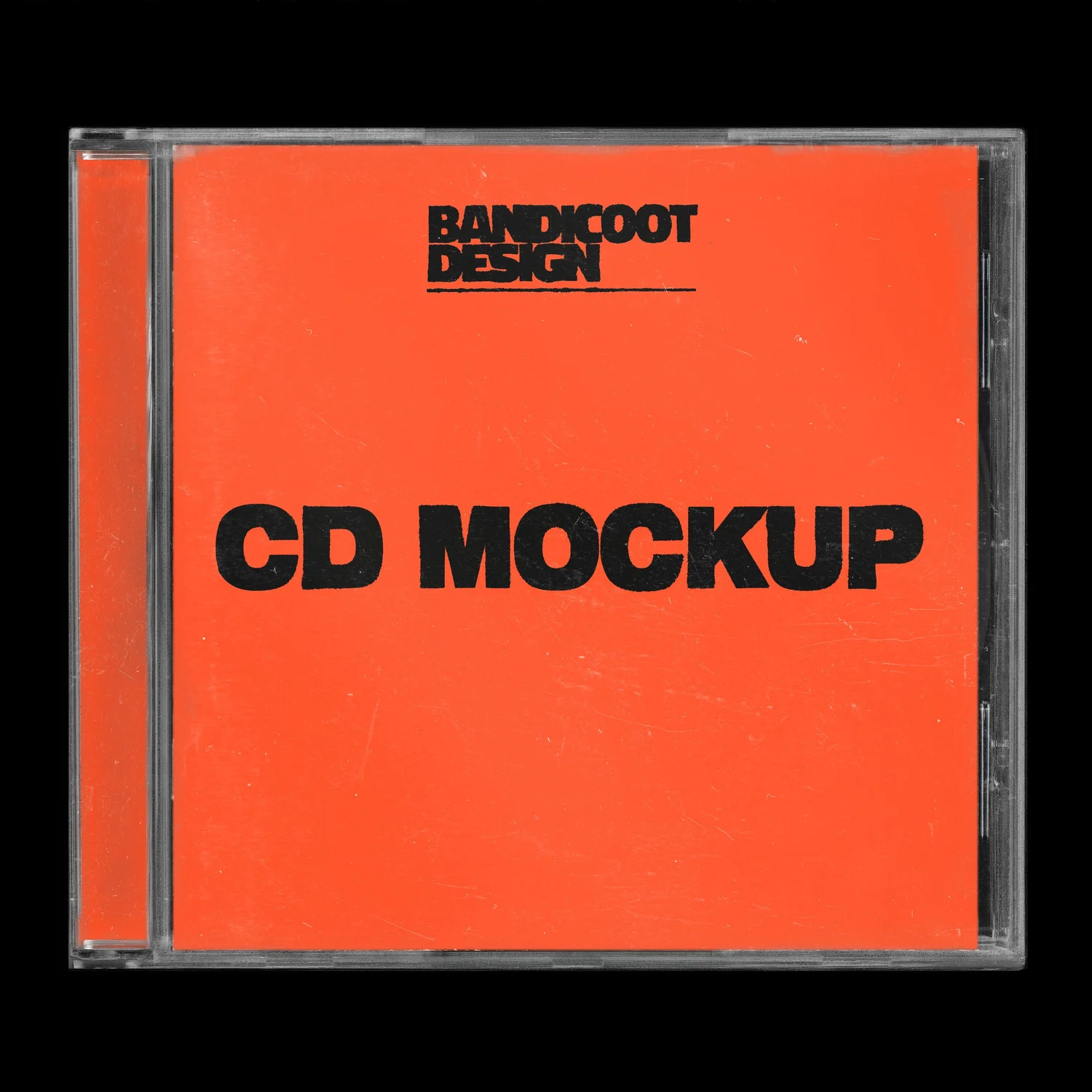 CD Disk Mockup - Bandicoot Design