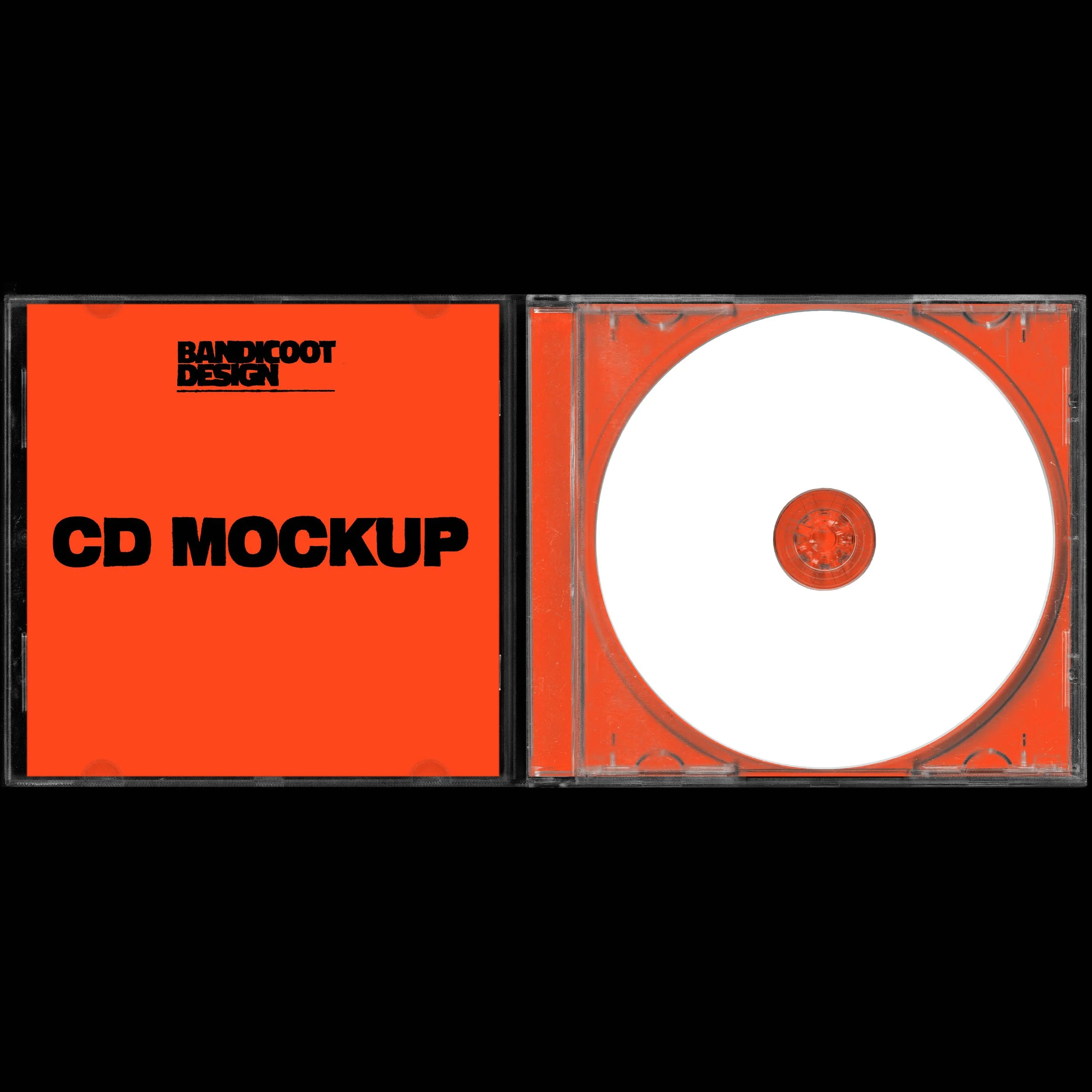 CD BOOKLET MOCKUP - Bandicoot Design