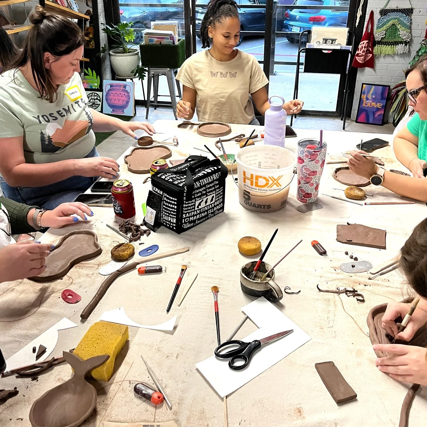 Art and Pottery Classes Dallas