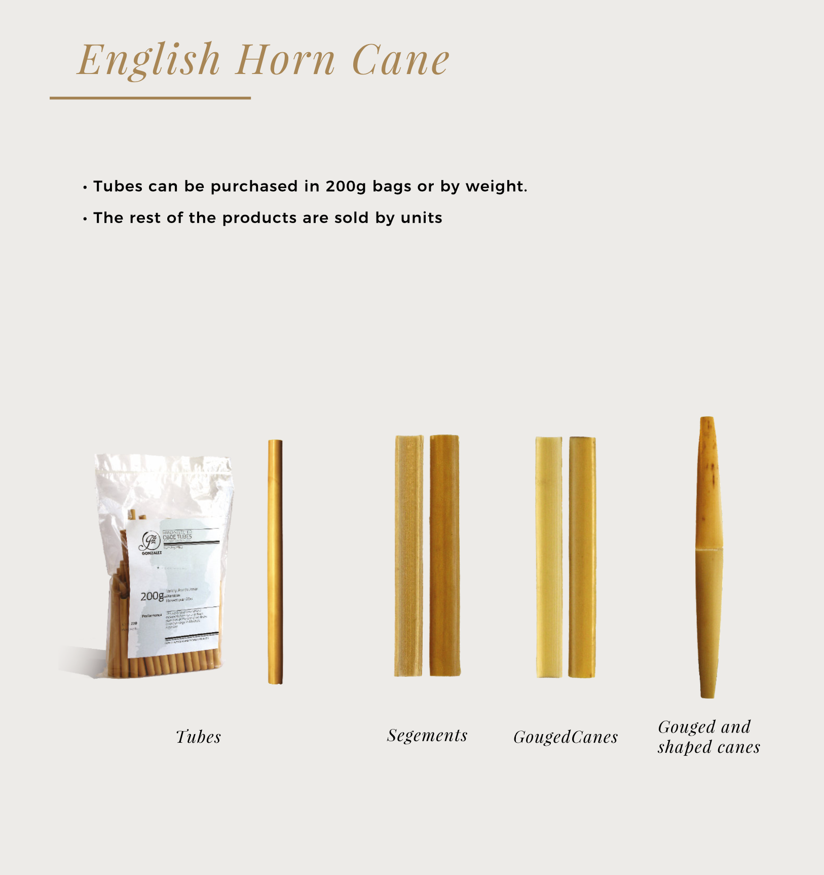 Double Reeds — Gonzalez Reeds