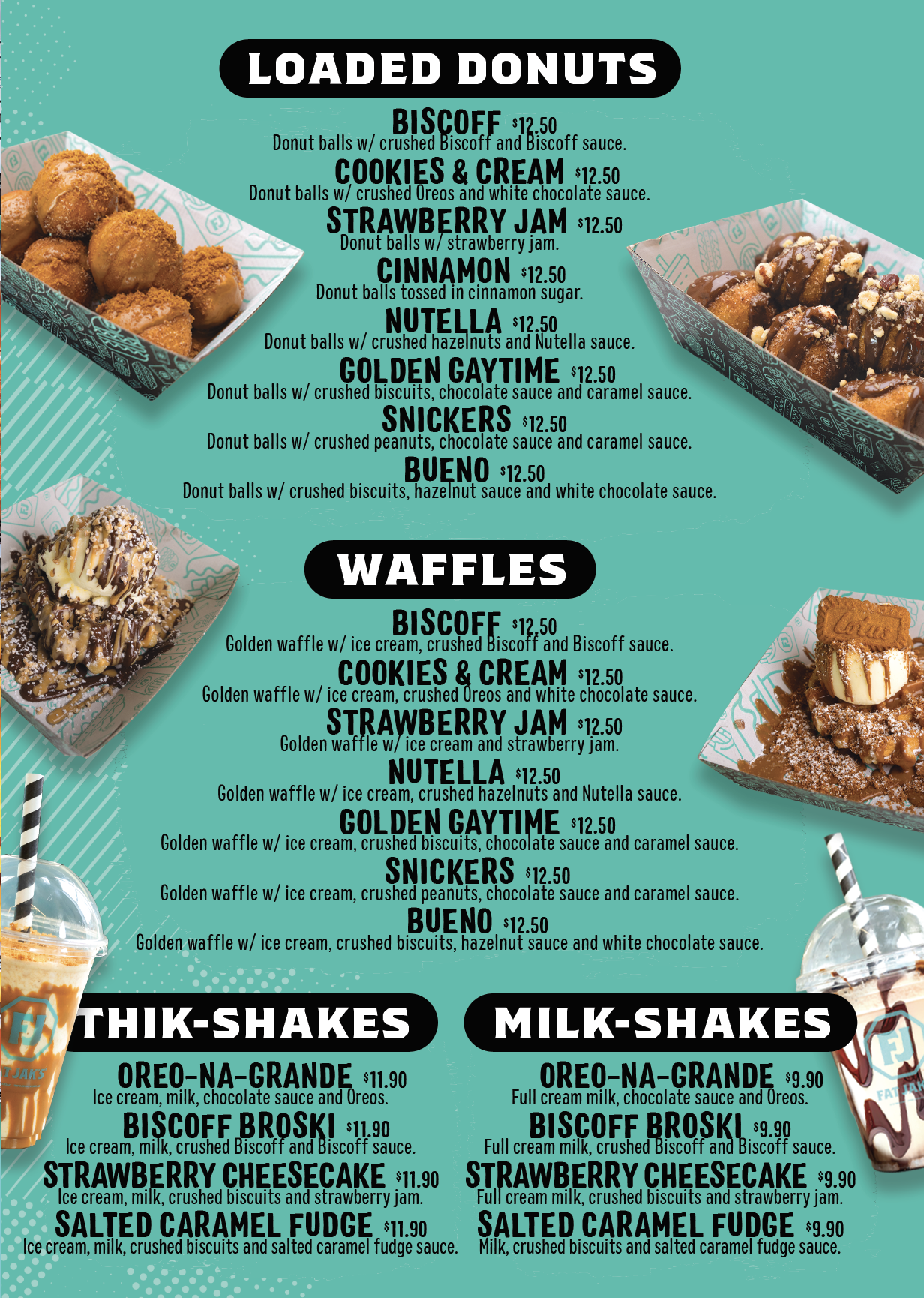 LOCATIONS — FAT JAK'S