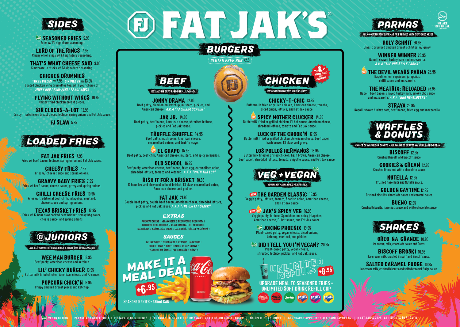 LOCATIONS — FAT JAK'S