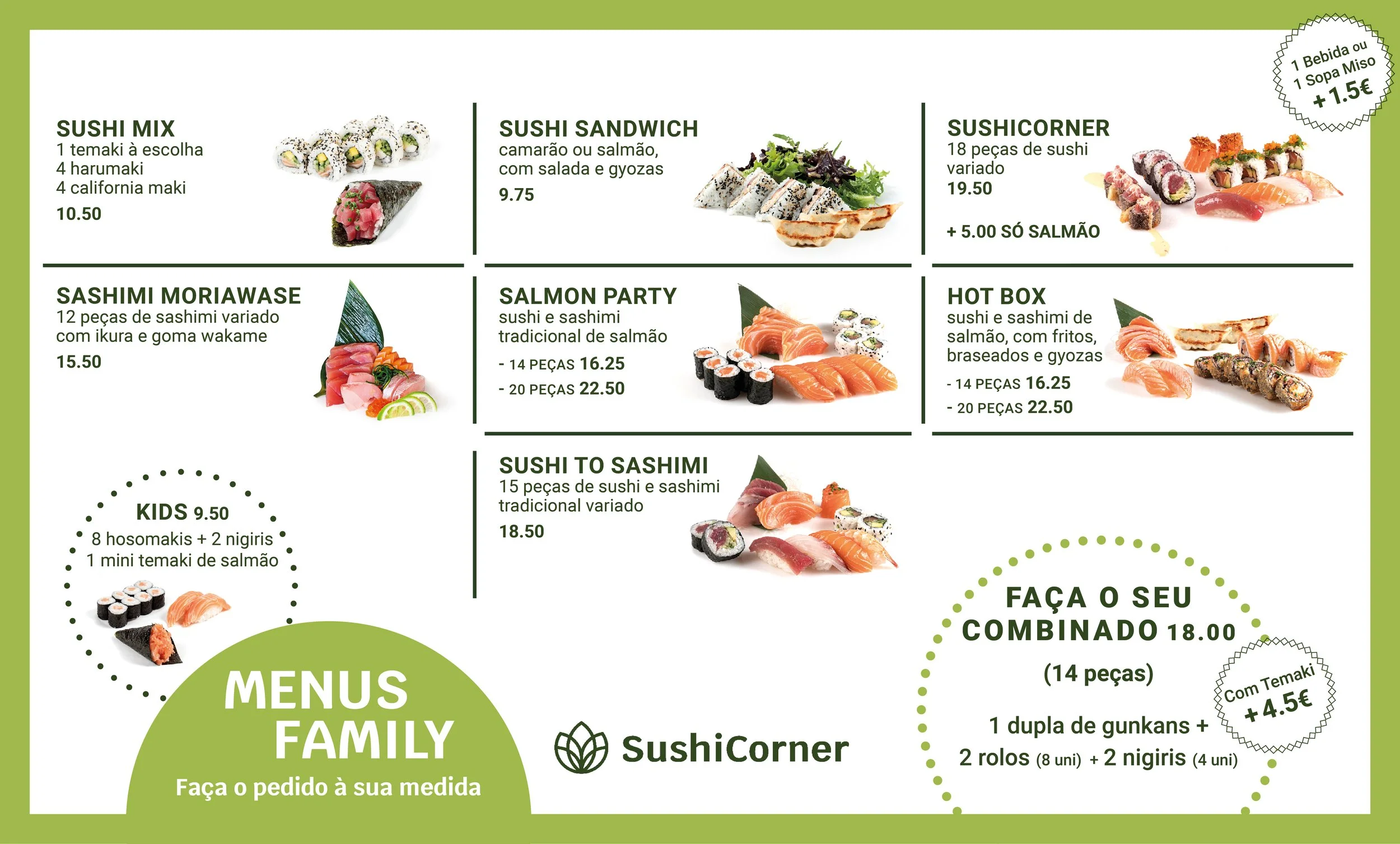 SushiCorner: Restaurante de Sushi Lisboa, Centro Colombo