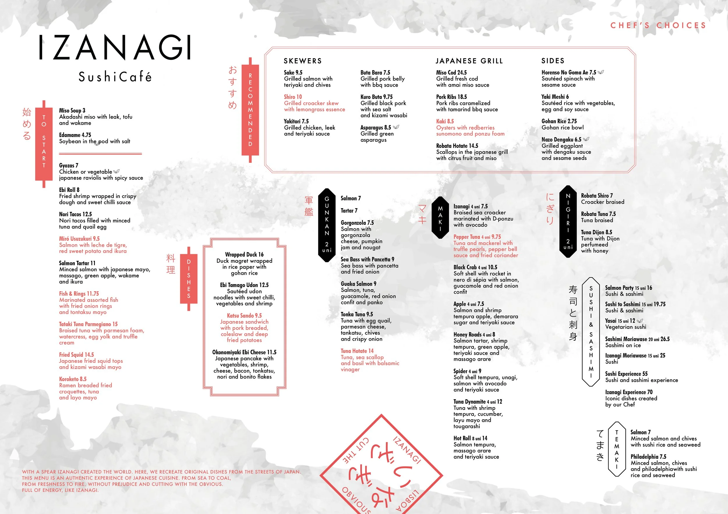 Izanagi: Restaurante Japonês, Sushi - Docas de Santo Amaro