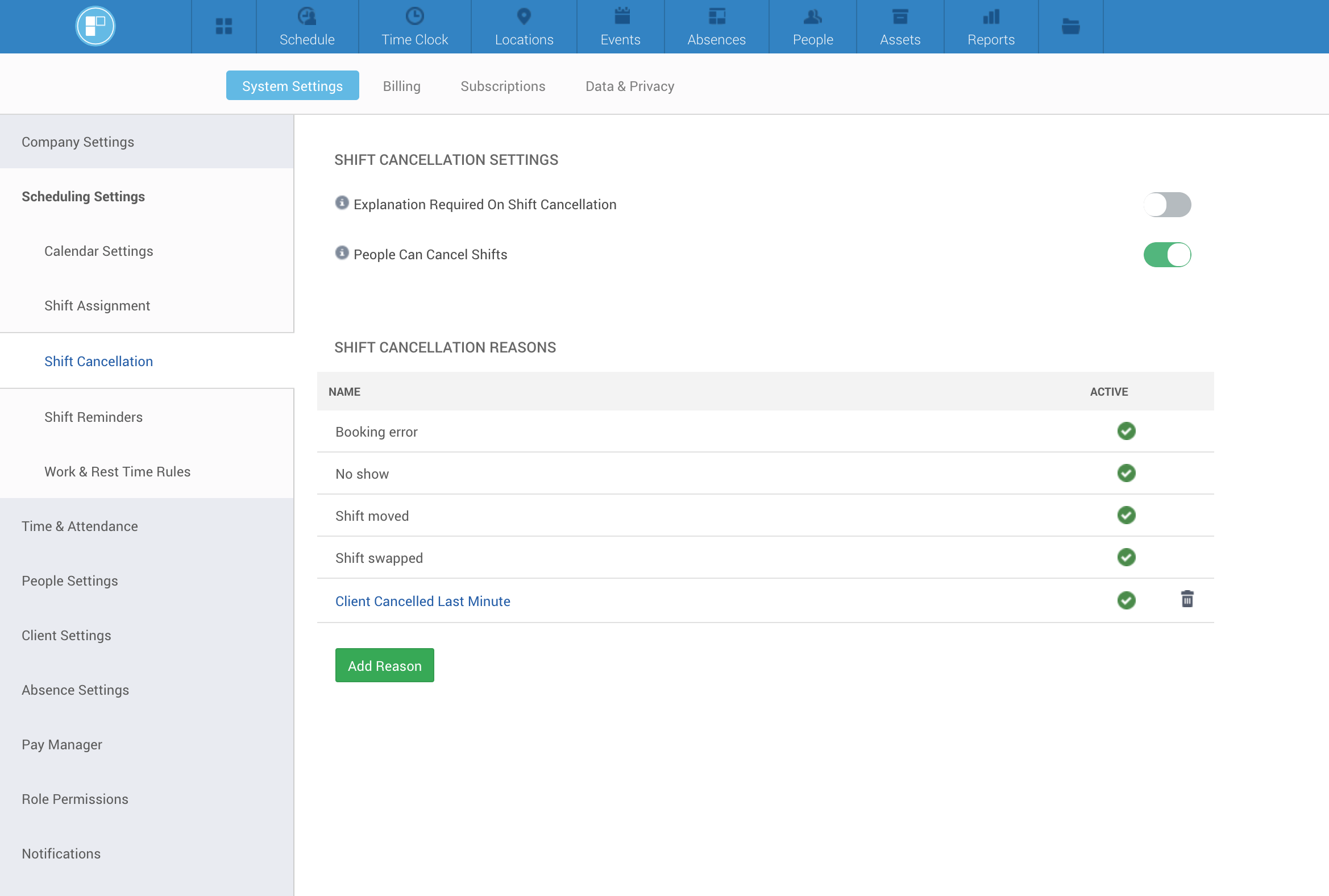Compensation for cancelled shifts? Not a problem with PARiM
