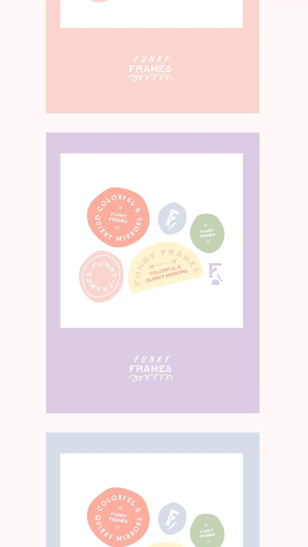 Funky Frame – A Playful, Premade Brand Identity Kit for Creative Small ...