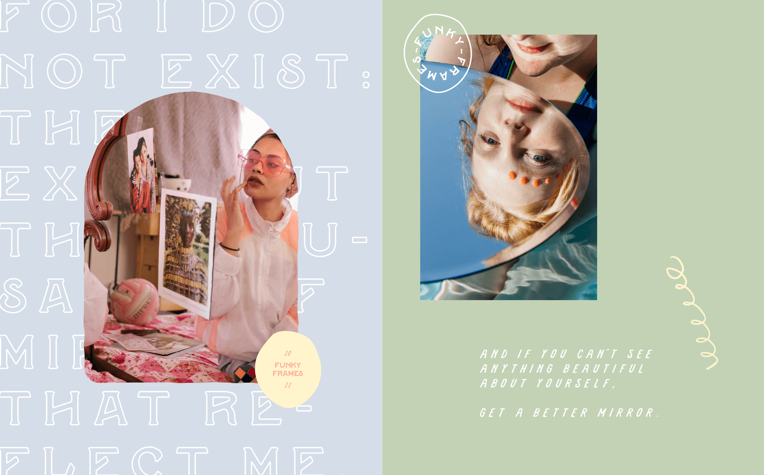 Funky Frame – A Playful, Premade Brand Identity Kit for Creative Small ...