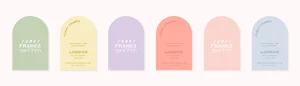 Funky Frame – A Playful, Premade Brand Identity Kit for Creative Small ...