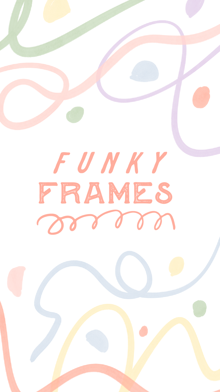 Funky Frame – A Playful, Premade Brand Identity Kit for Creative Small ...