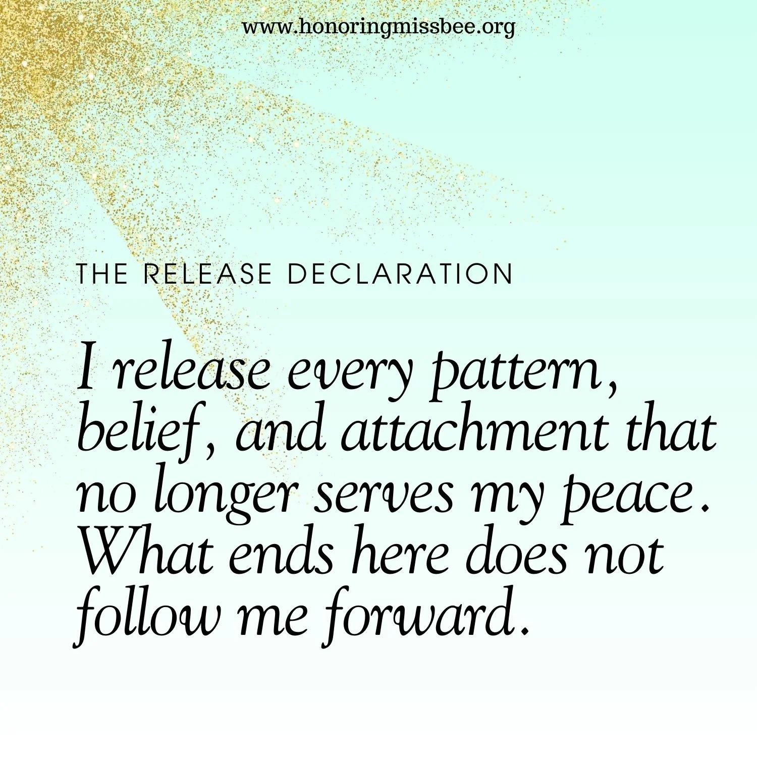 Seven Declarations to Enter the New Year Clear & Protected — HONORING ...