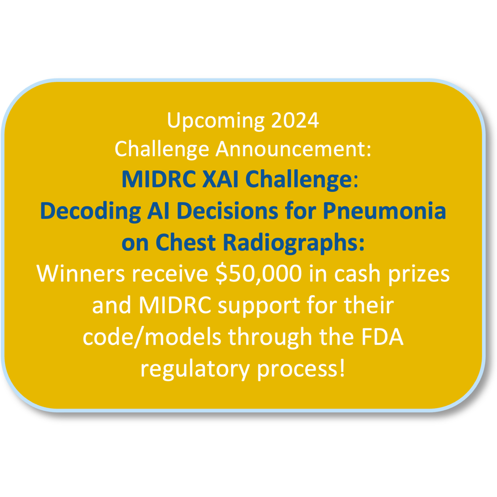 Grand Challenges Working Group — MIDRC