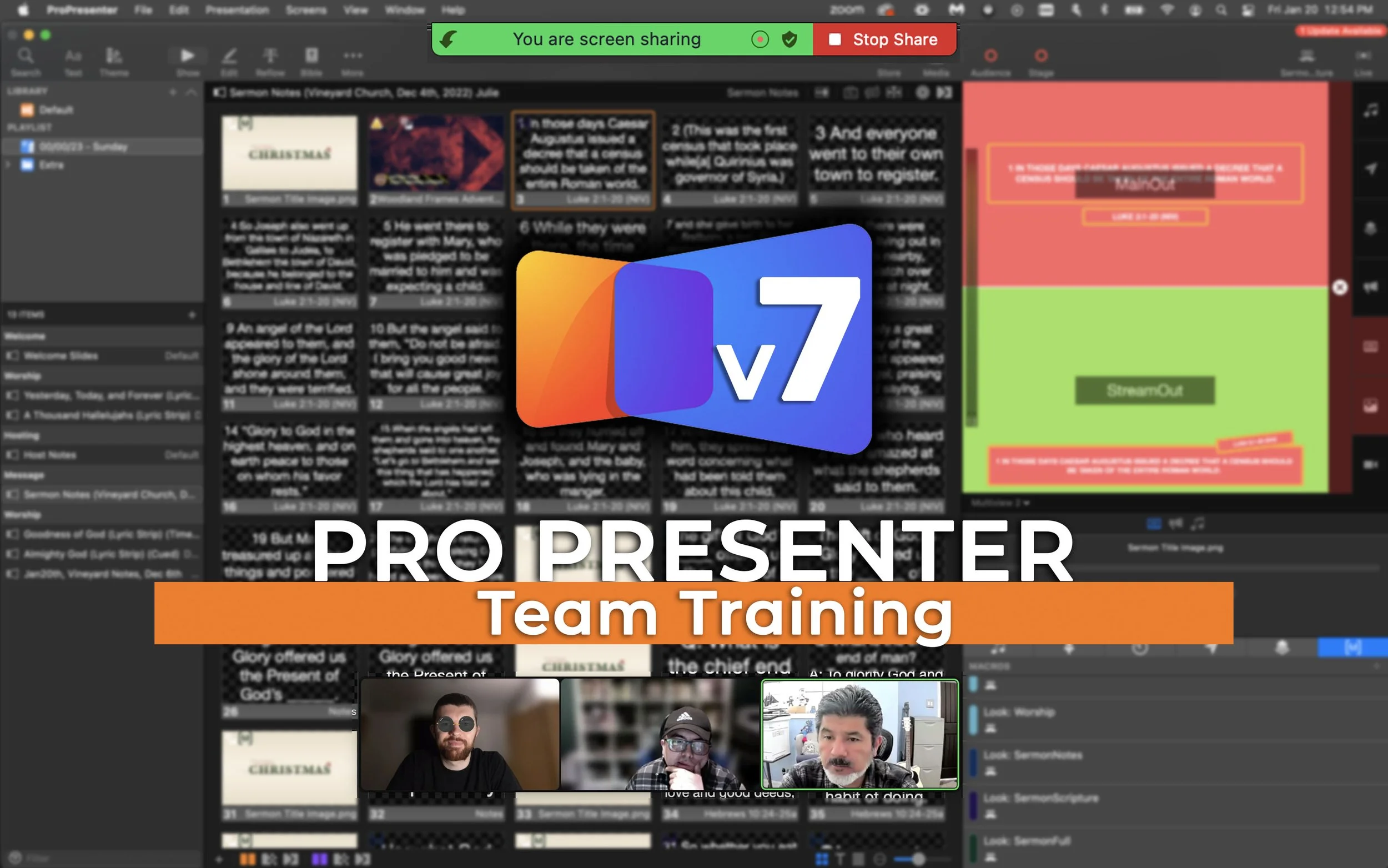 Book a Training: ProPresenter 7, Pro Audio/ Lighting, Behringer x32 ...