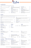 Menu — The Echo Restaurant