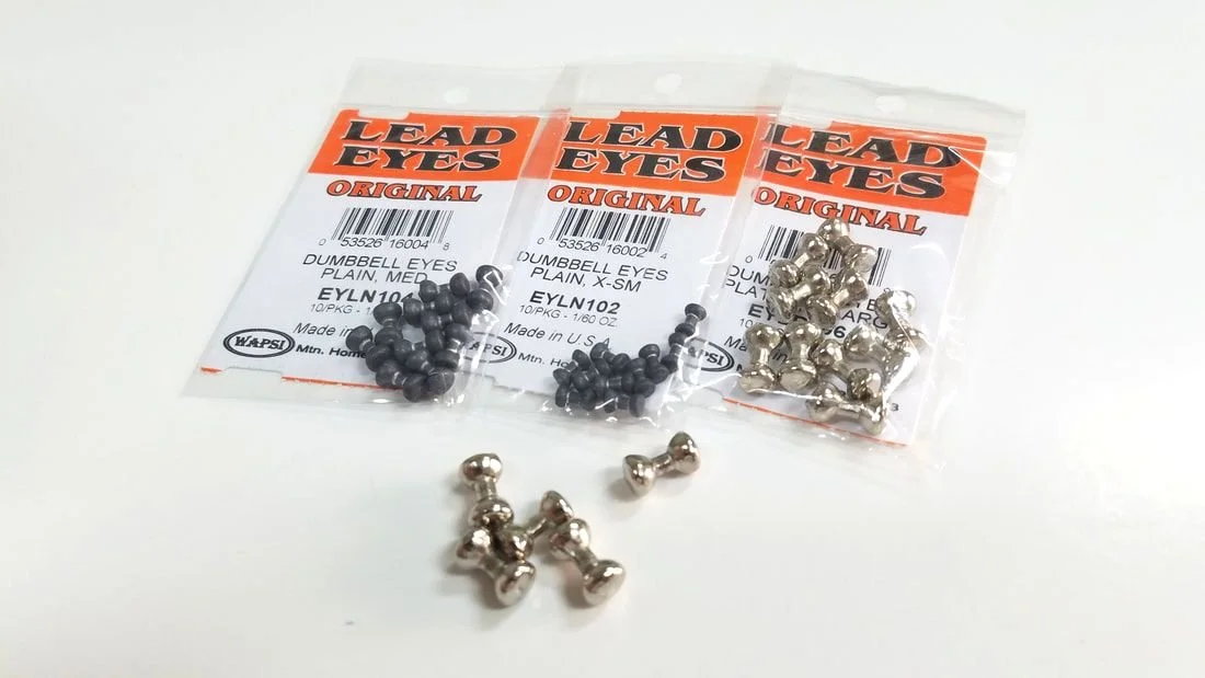 Wapsi Lead Dumbbell Eyes | Fly Tying Materials — First Drift Fly Co