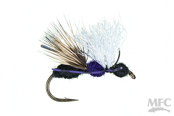 Galloup's Hi-Vis Ant Acid - Black/Purple | First Drift Fly Co