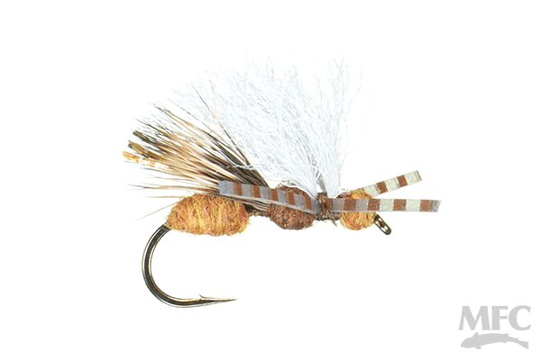 Double Stack Chubby Chernobyl - Black/Orange | First Drift Fly Co