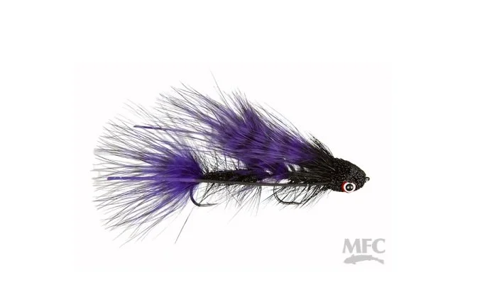 Galloup's Barred Mini Dungeon - Black/Purple | First Drift Fly Co