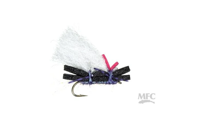 Double Stack Chubby Chernobyl - Black/Bright Purple — First Drift Fly Co