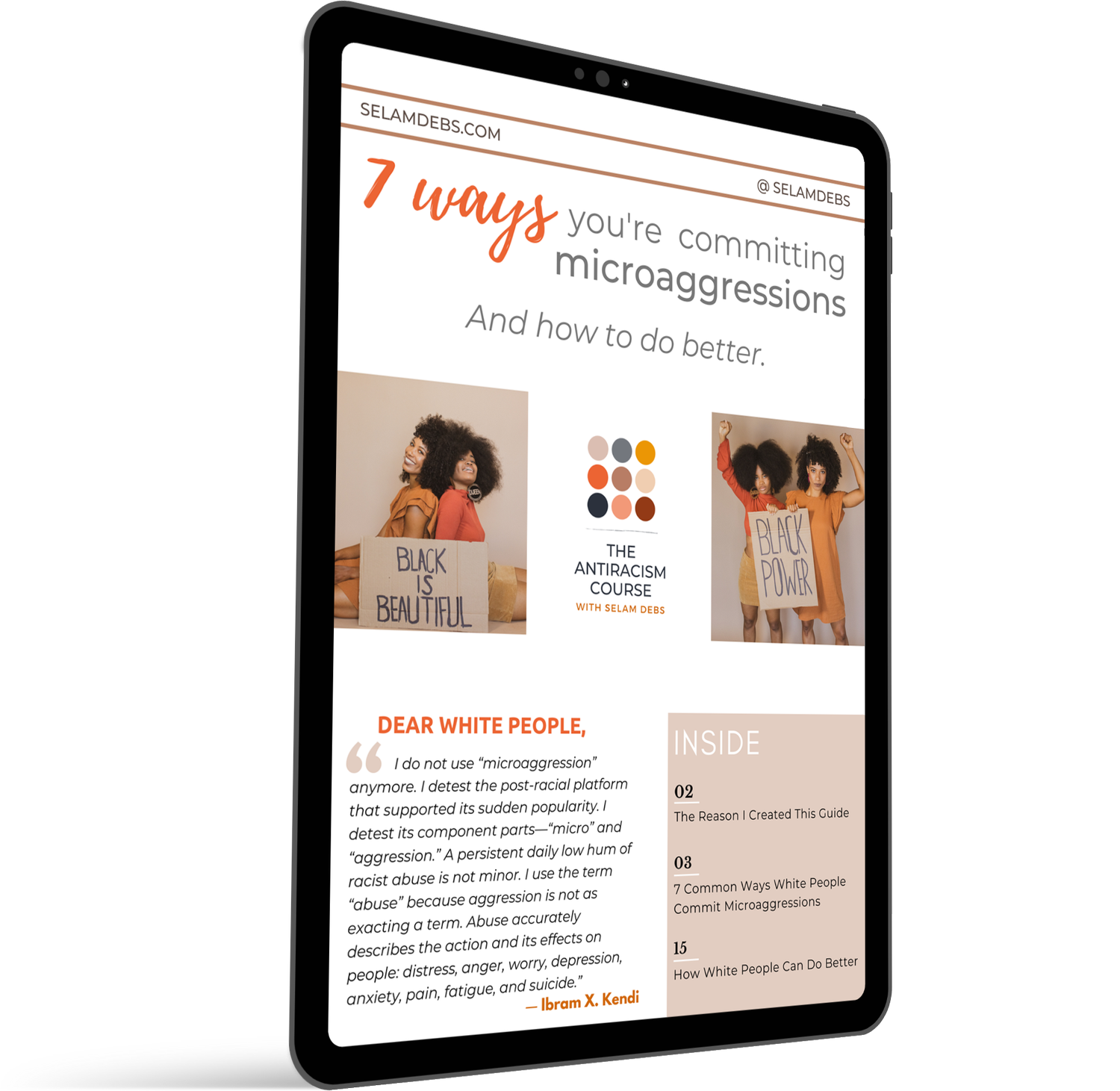 7 Ways You're Committing Microaggressions PDF Guide — SELAMDEBS.COM