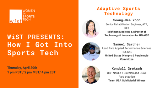 WiST Presents: How I Got Into Sports Tech + Culture Matters Webinar ...