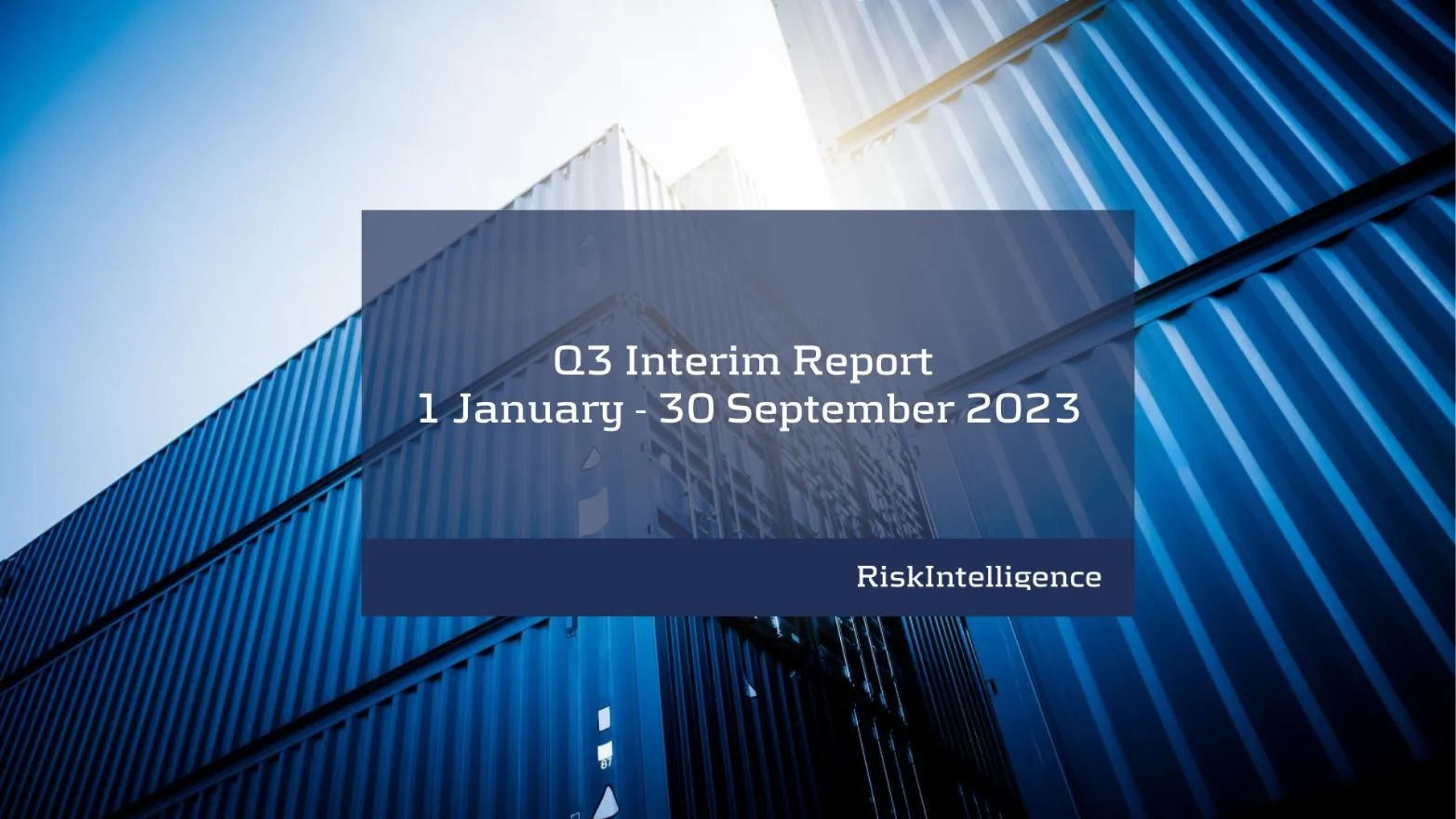 Q3 Interim Report 1 January – 30 September 2023