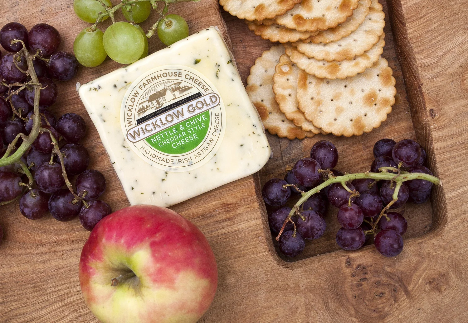 Wicklow Gold Cheddar Nettle and Chive — Abbey Specialty Foods