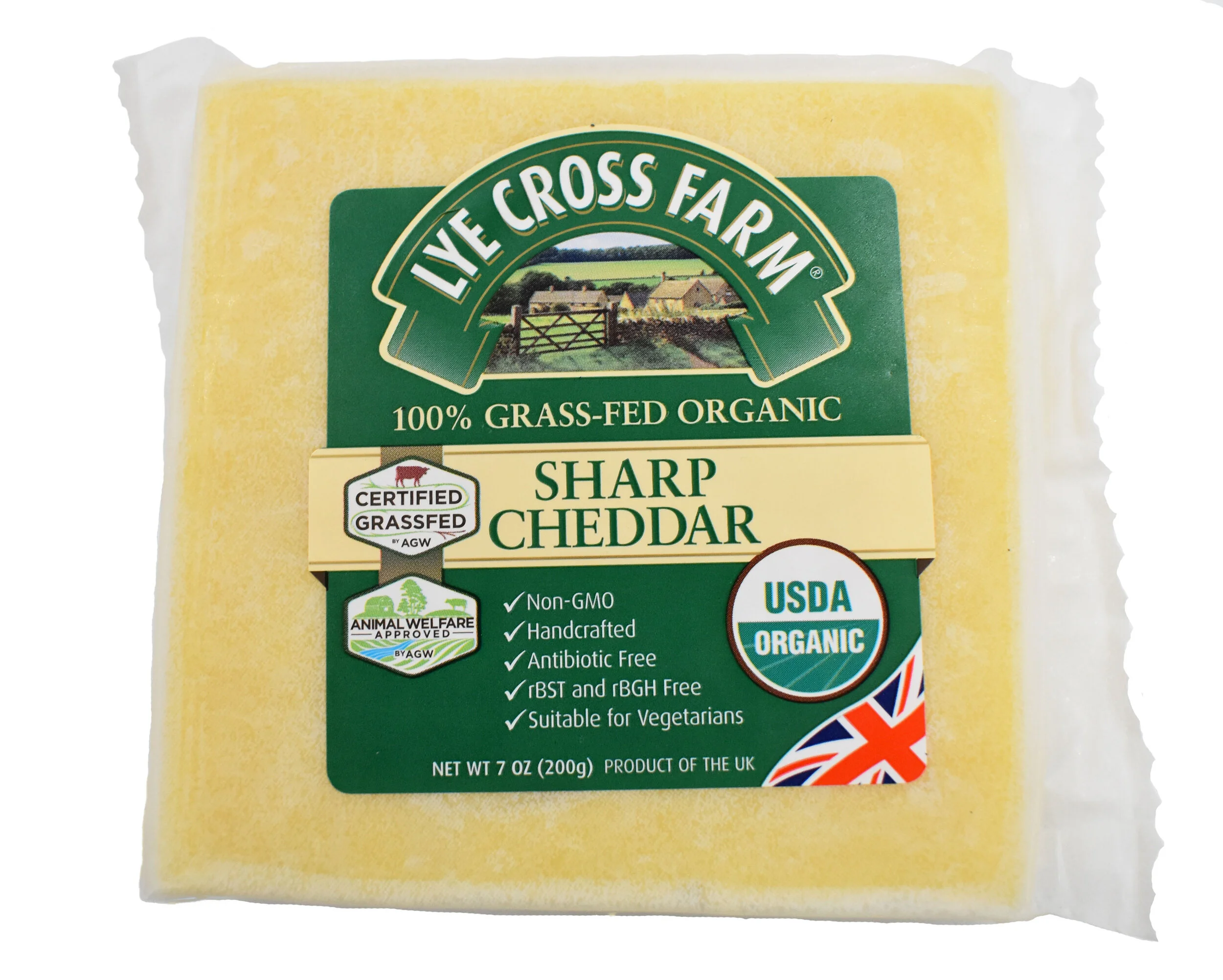 Lye Cross USDA Organic Cheddar — Abbey Specialty Foods