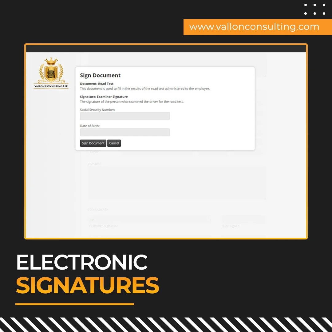 Driver Qualification File Management - Vallon Consulting — Vallon ...