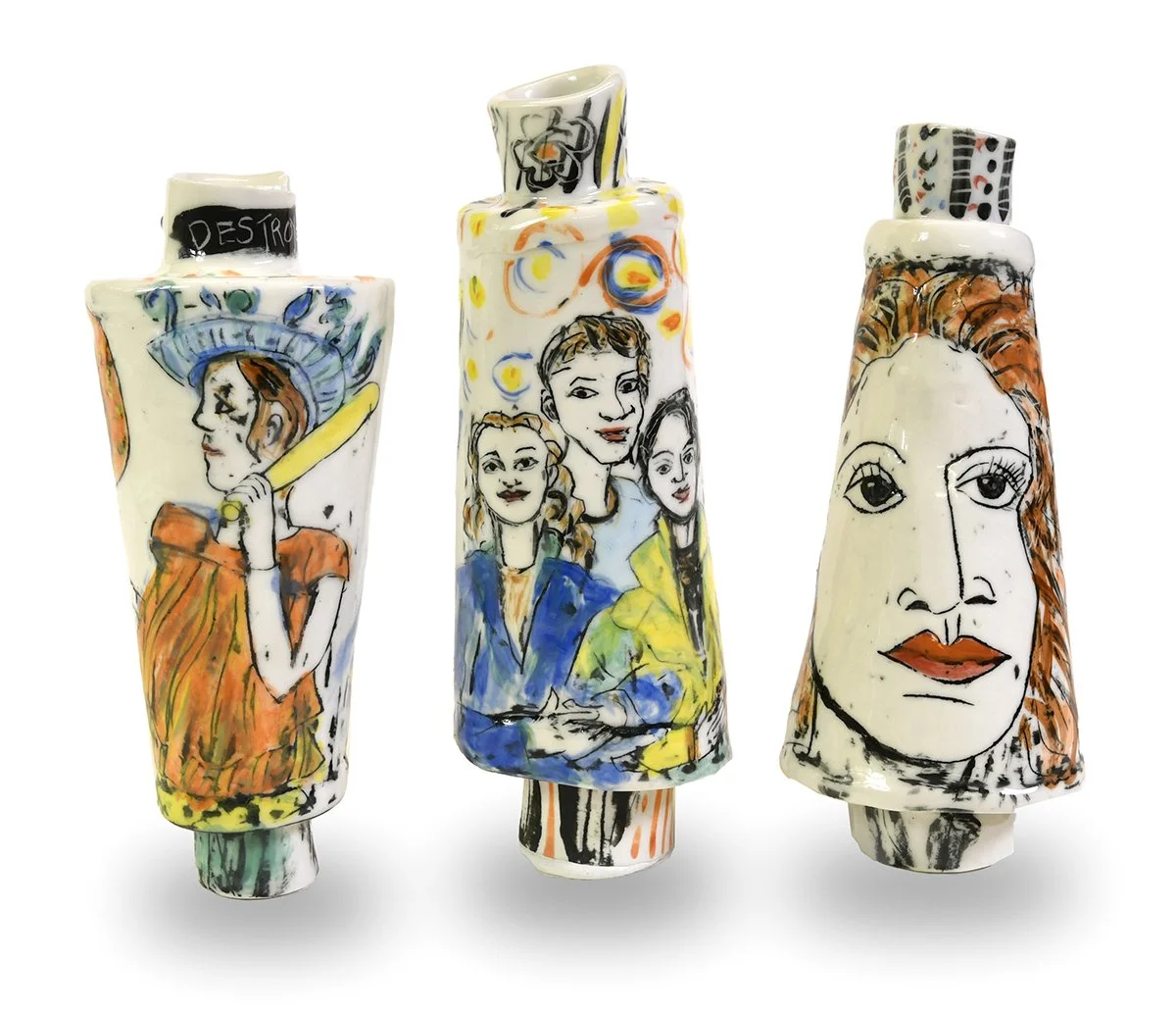 porcelain vessels — Gail Altschuler