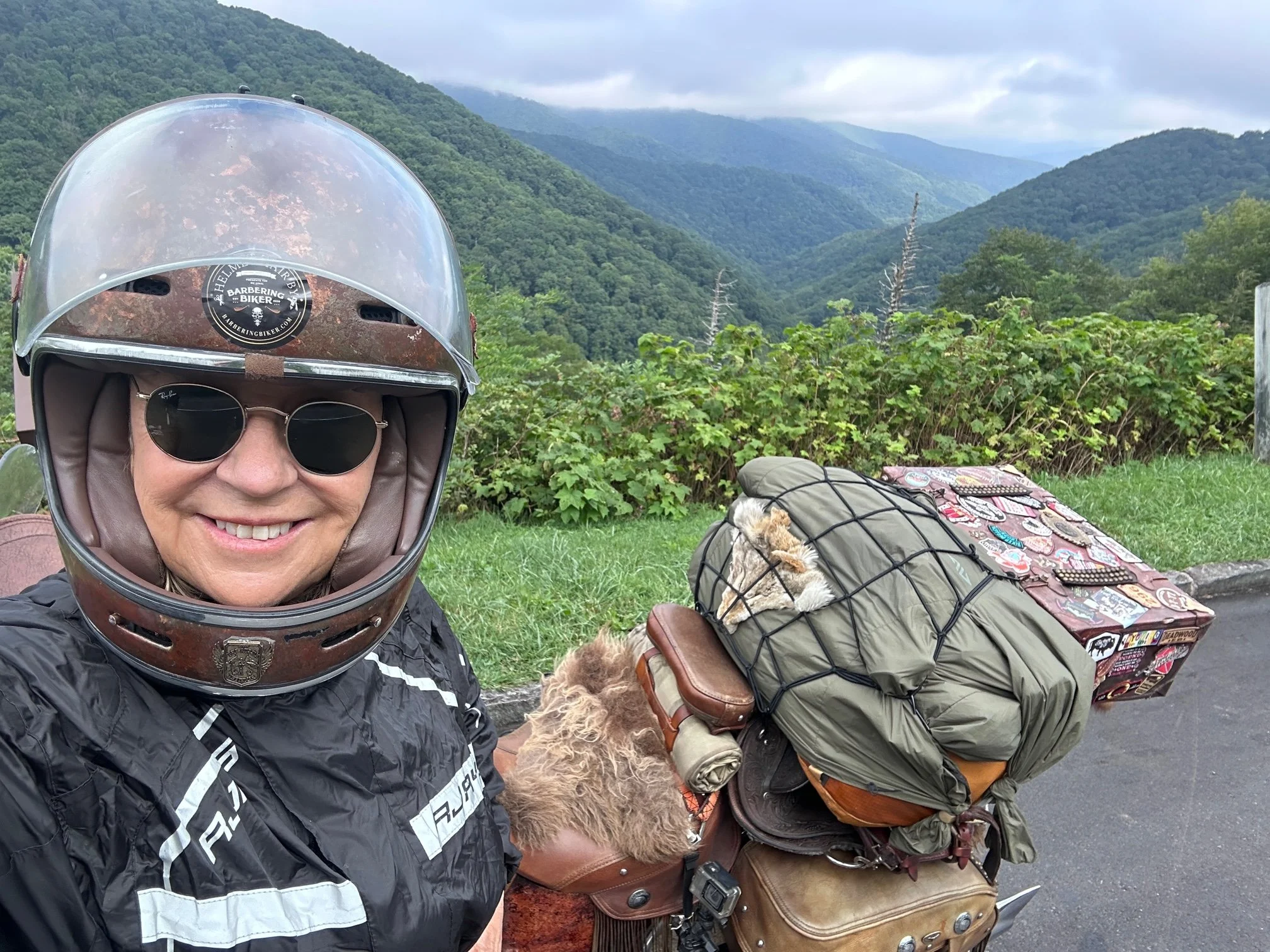 Barbering Biker Chris Keeble Cycles Across the United States — Carolina ...